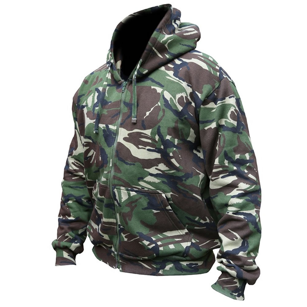 Mens Camo Hoody Sweatshirt Army Hoodie Jacket Multicam Ops Tactical ...