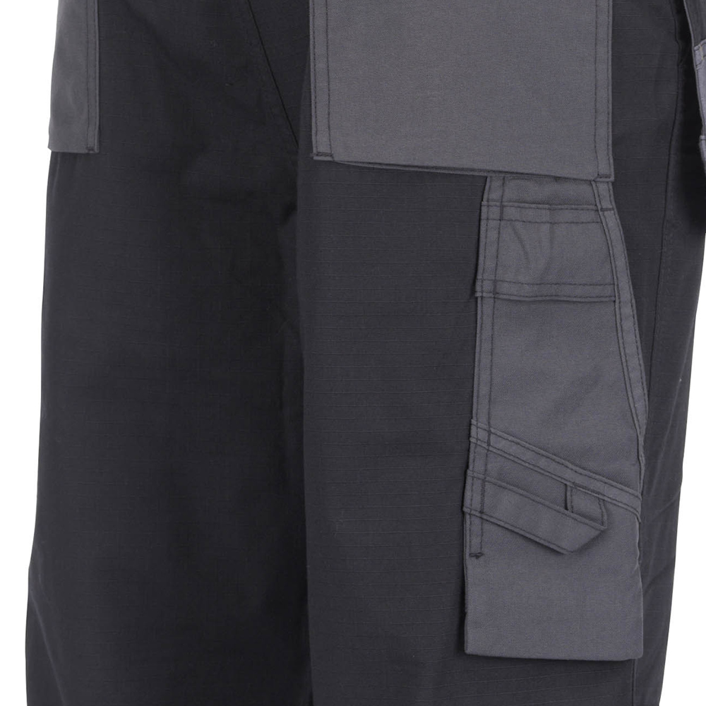 JCB Trade Plus Workwear RipStop Mens Work Trousers Cordura Knee Pad ...