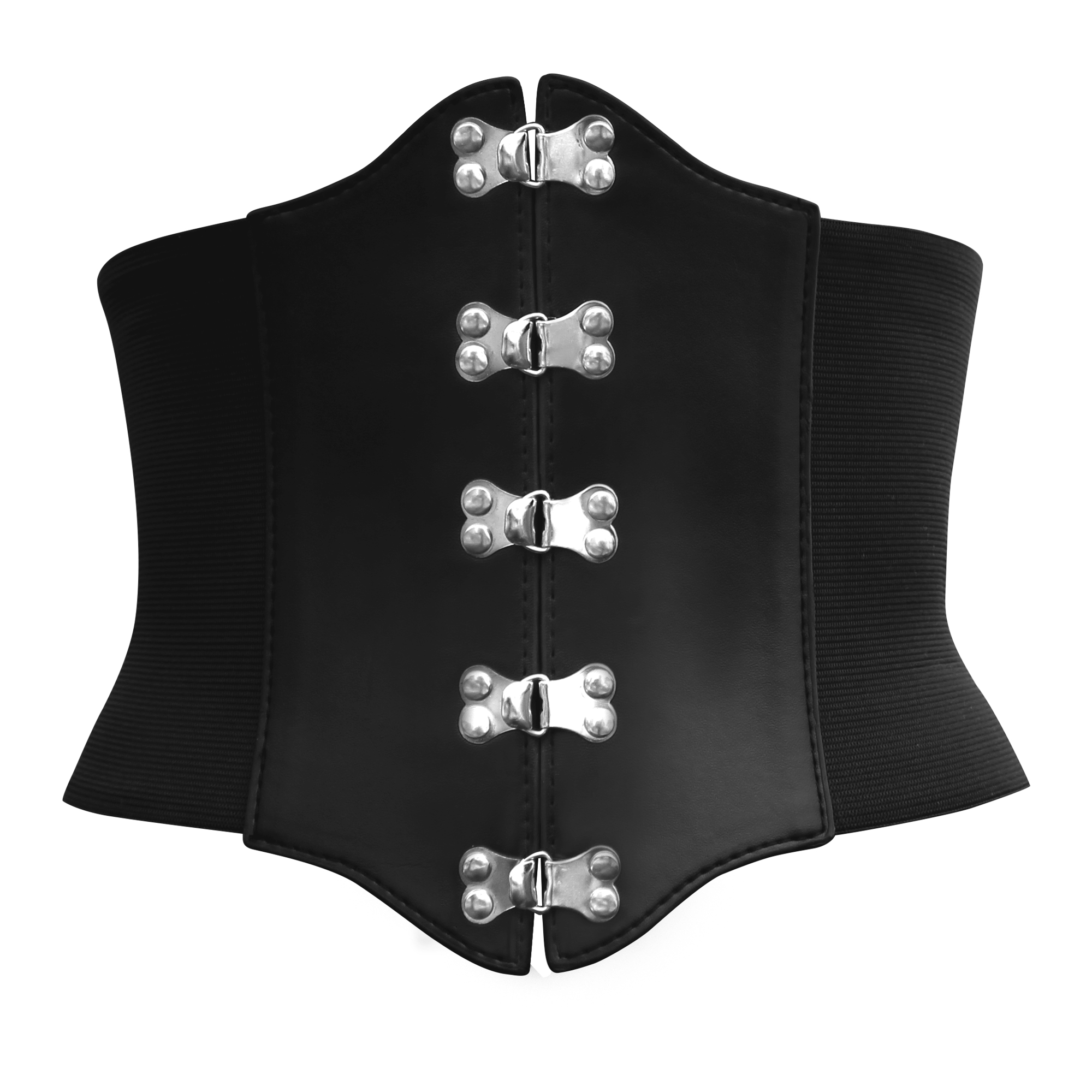 BlackButterfly 6 Inch Wide Band Elastic Waist Corset Waspie Belt | eBay